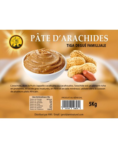 Pate d'arachides-Tiga Degué Familliale