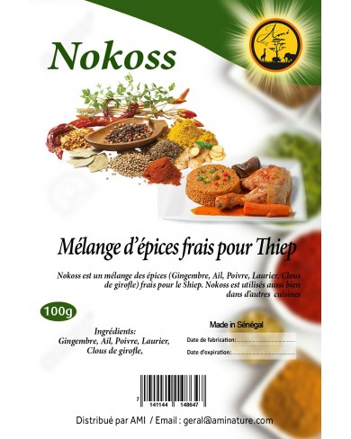Nokoss (mélanges d'épices frais) pour Thiep