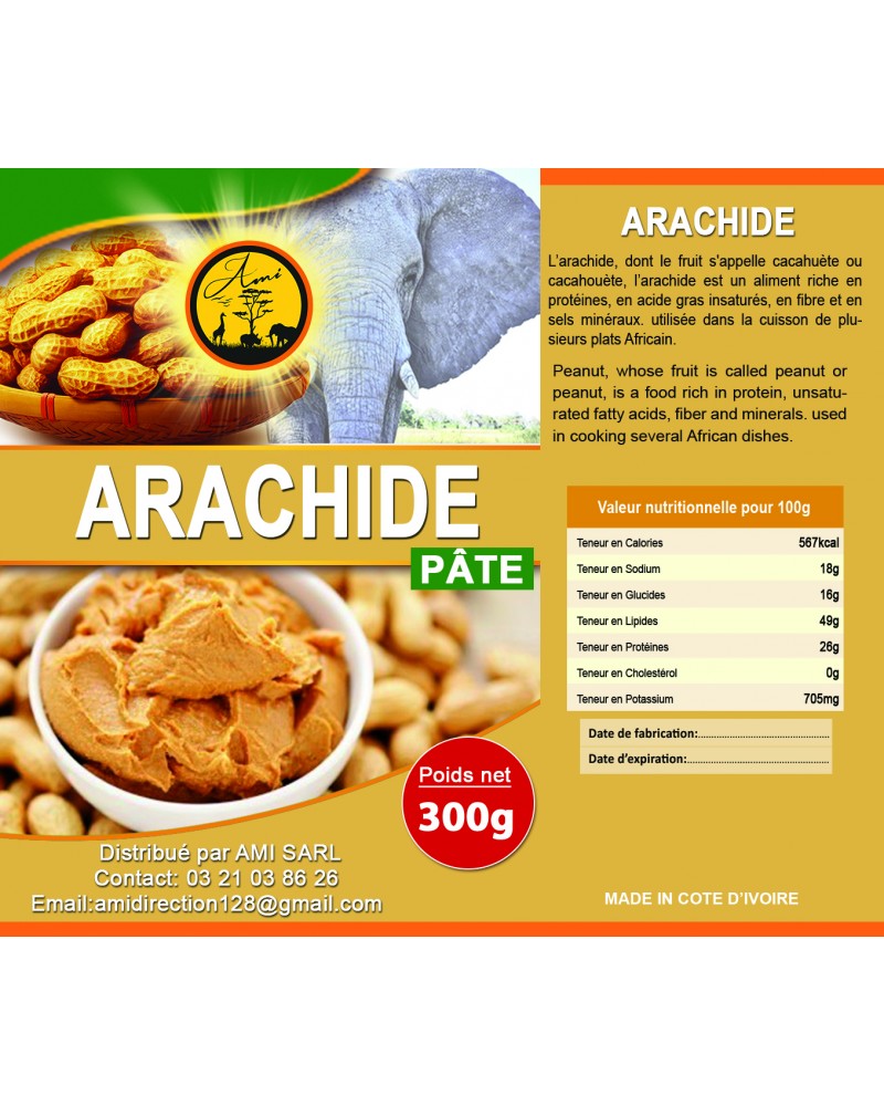 Pâte d'arachide